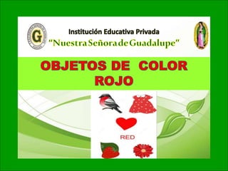 25 objetos de color rojo | PPTX