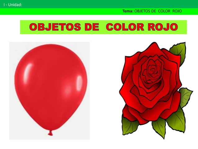 25 Objetos De Color Rojo