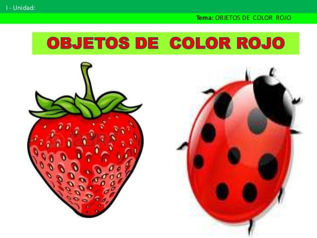 25 objetos de color rojo