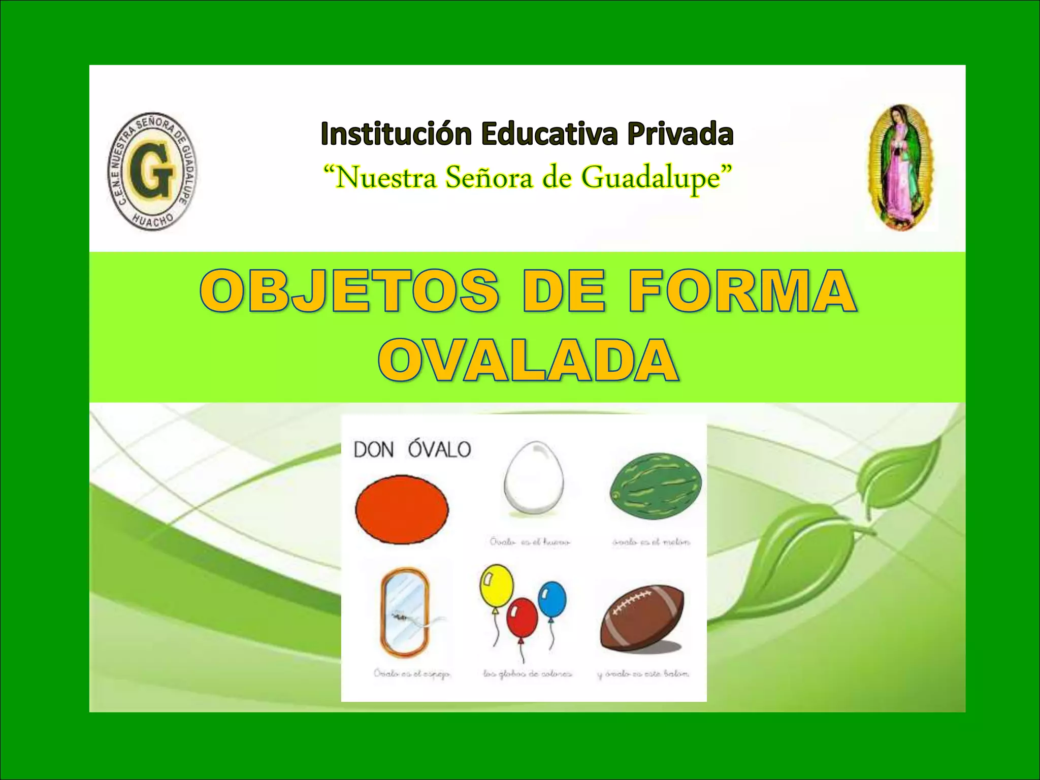 25 objetos de forma ovalada | PPTX