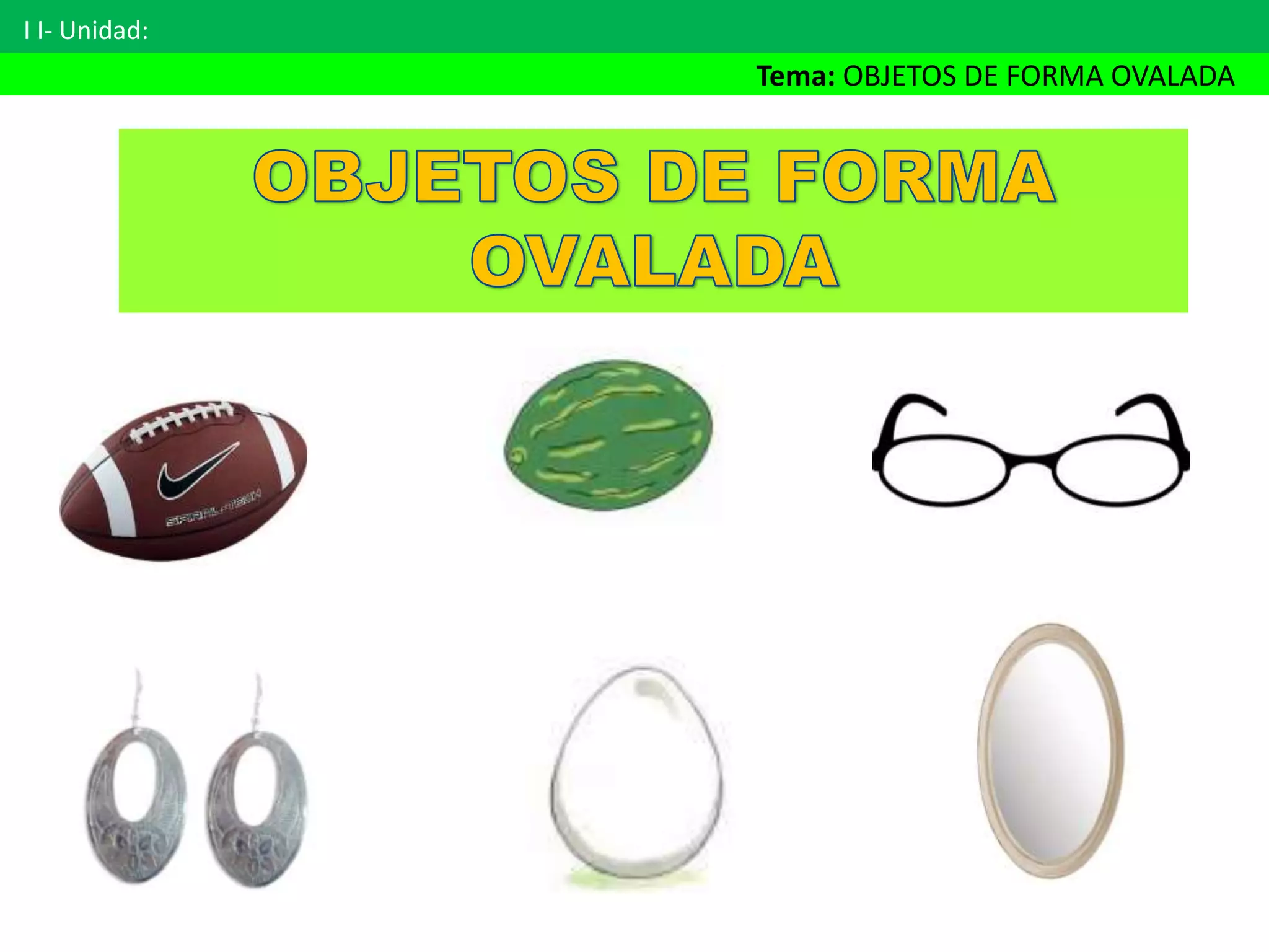 25 objetos de forma ovalada | PPTX