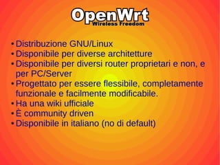 OpenWRT - Router wifi open | PDF