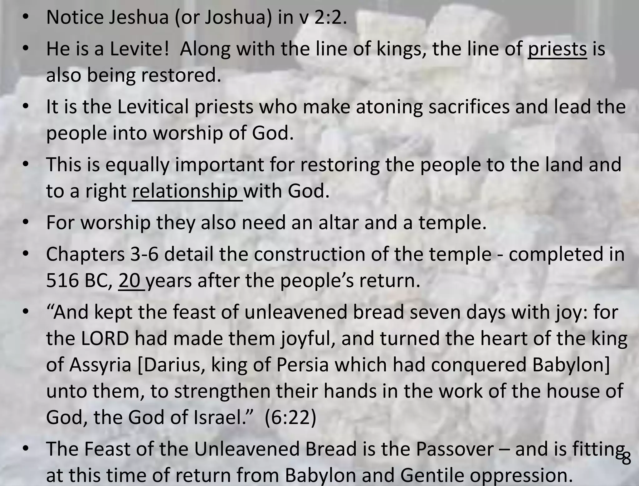 Session 25 Old Testament Overview - Ezra, Nehemiah, and Ester | PPTX