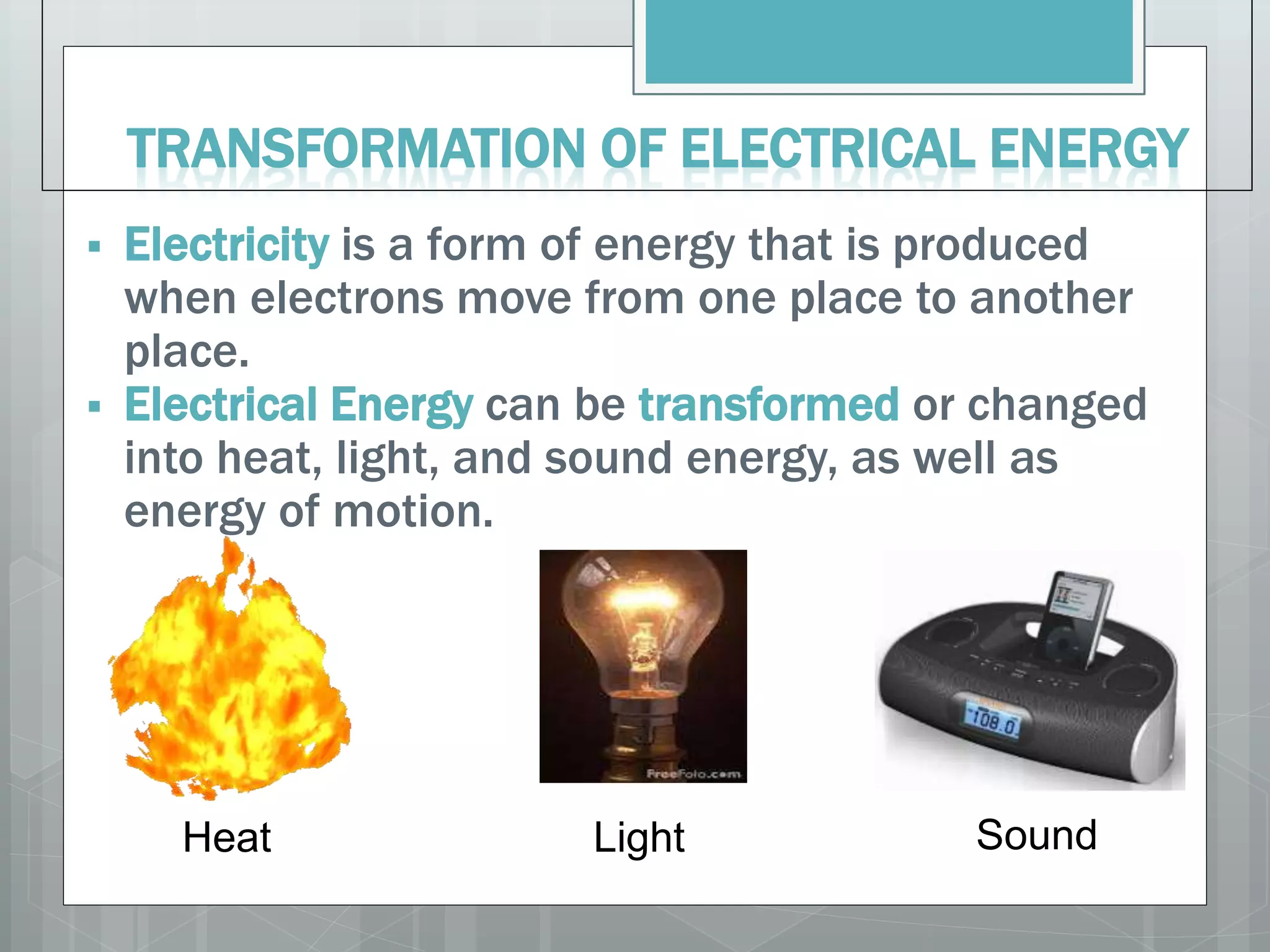 25 p.10.4 transformation of electrical energy ppt (2) (1) | PPTX