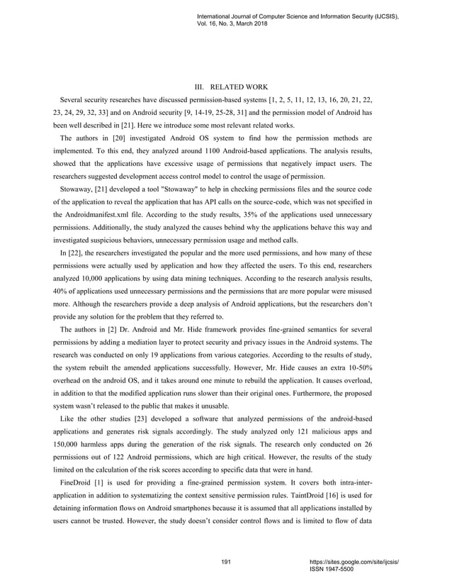 Attribute-based Permission Model for Android Smartphones | PDF