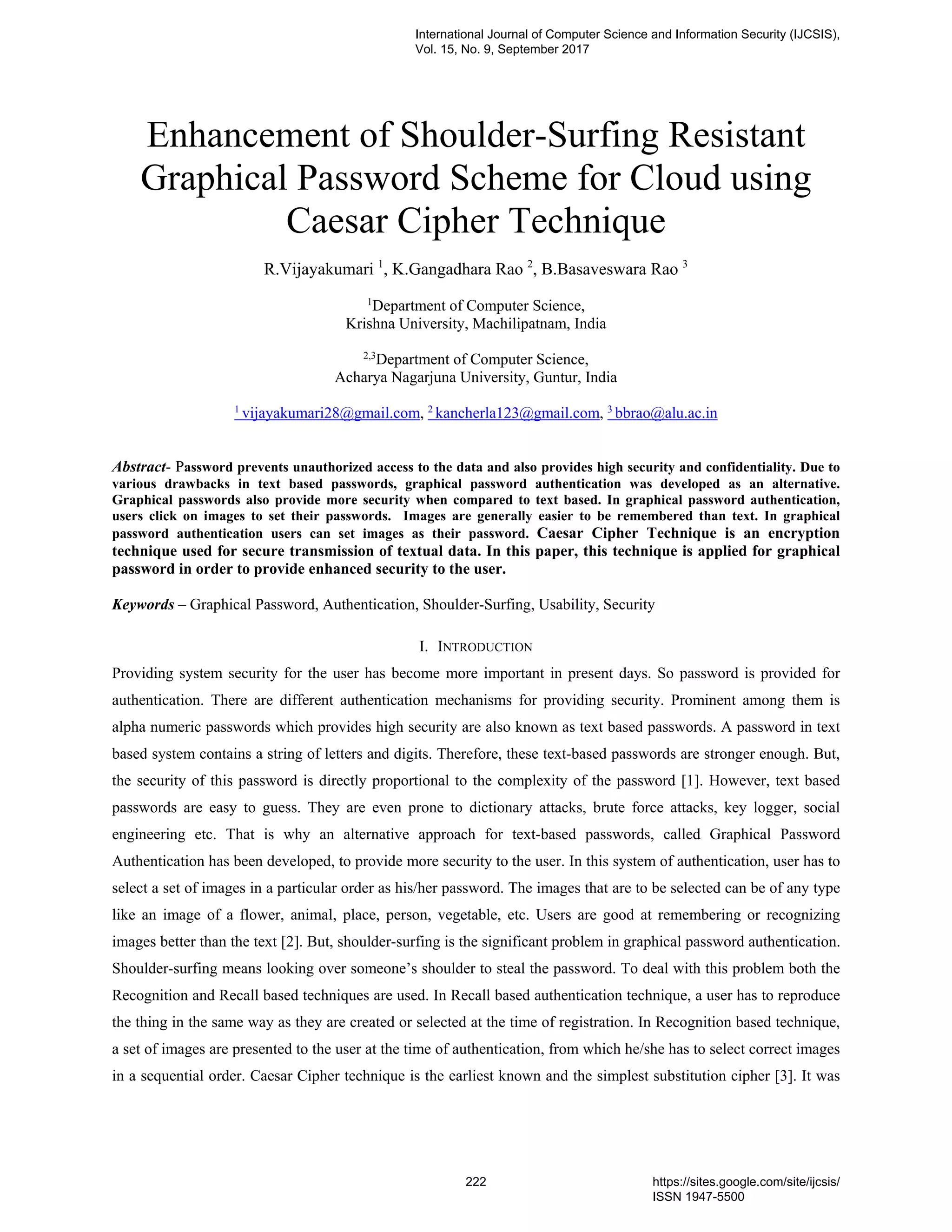 Enhancement of Shoulder-Surfing Resistant Graphical Password Scheme for ...