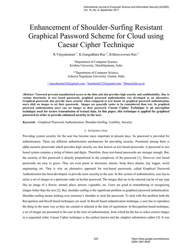 Enhancement of Shoulder-Surfing Resistant Graphical Password Scheme for ...