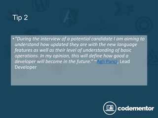 25 php interview questions – codementor | PPT