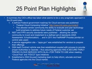25 Point Plan Highlights | PPT
