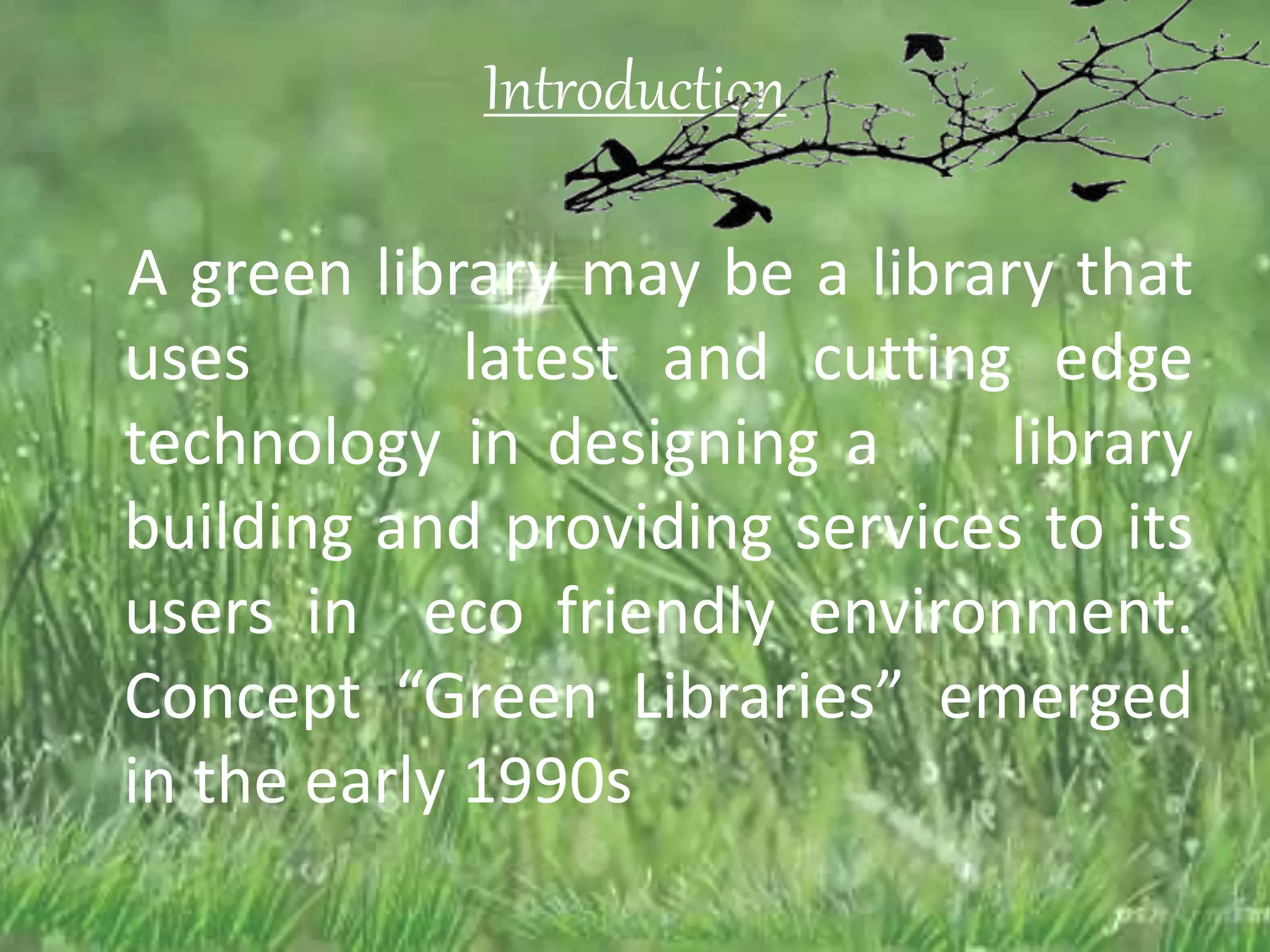Green Library | PPTX