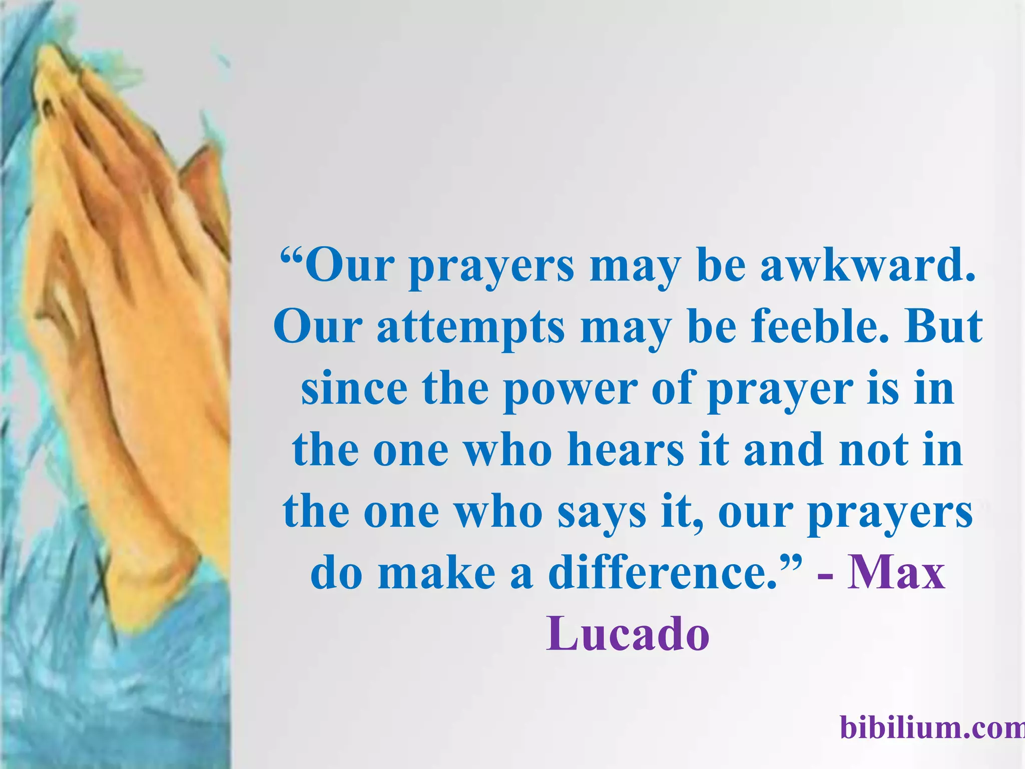 Power Through Prayer Quotes