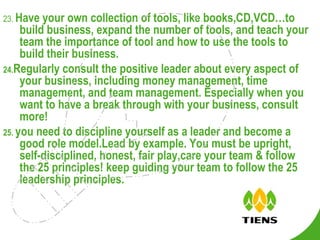 25 Principles For Quality Leader | PPS