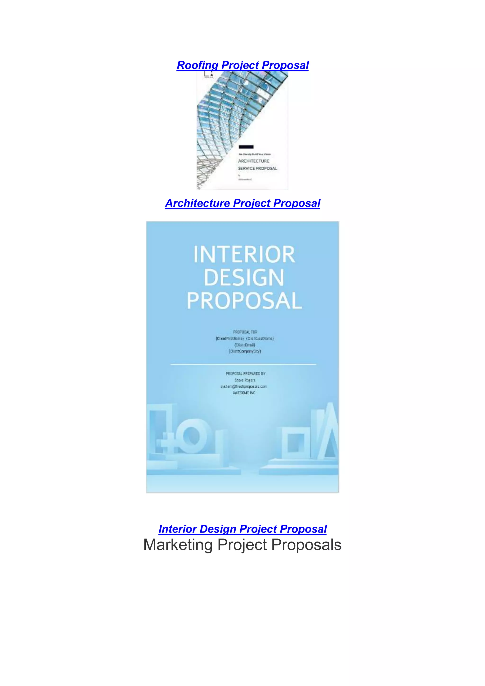 25 project proposal template | PDF