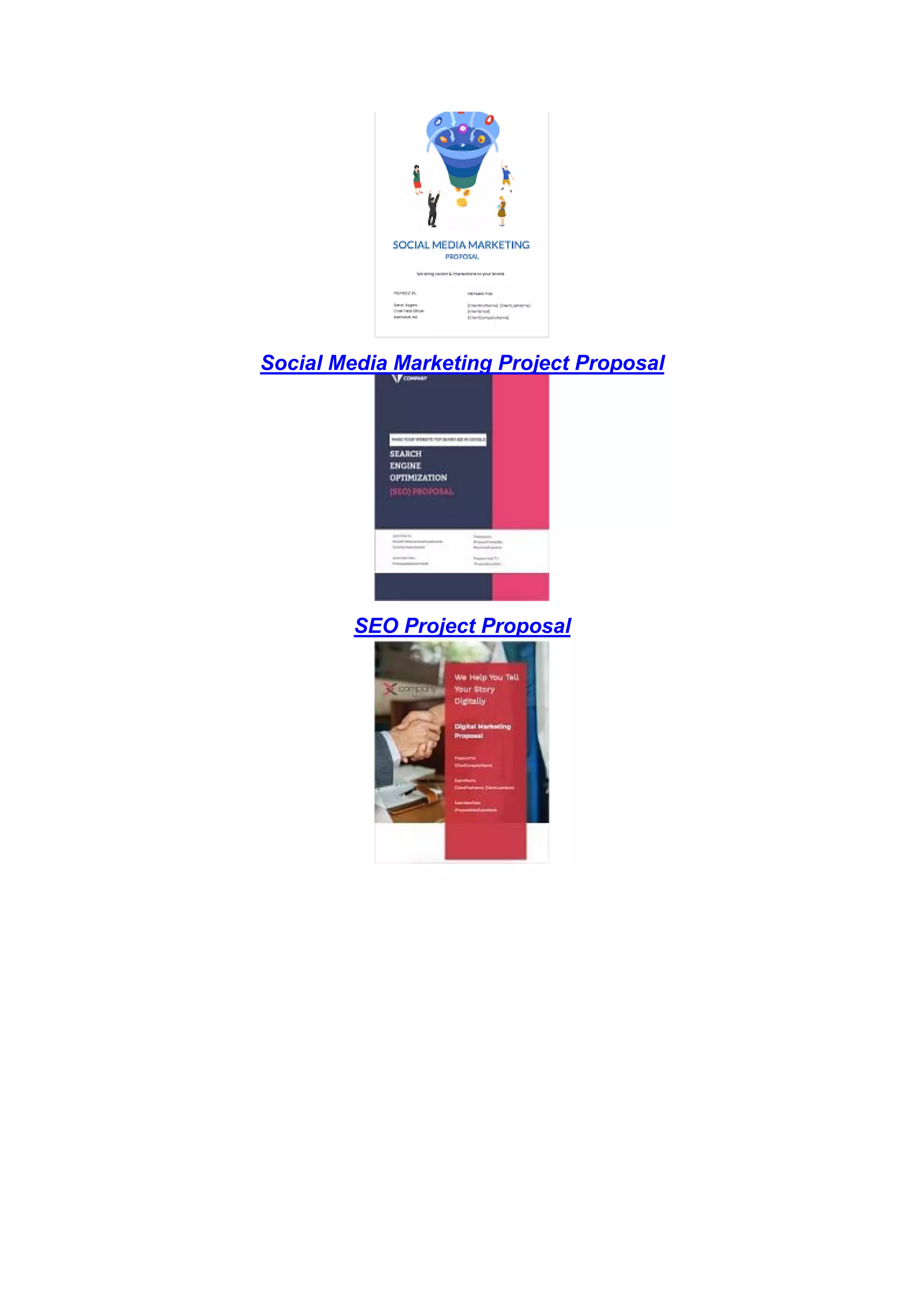 25 project proposal template | PDF