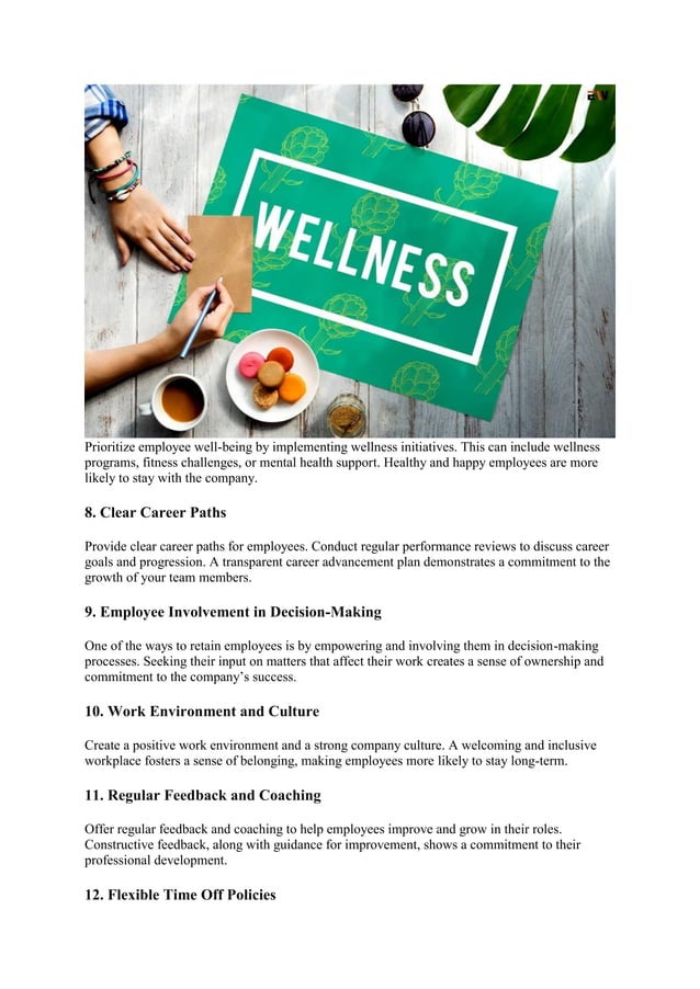 25 Proven ways to retain employees | Enterprise Wired | PDF