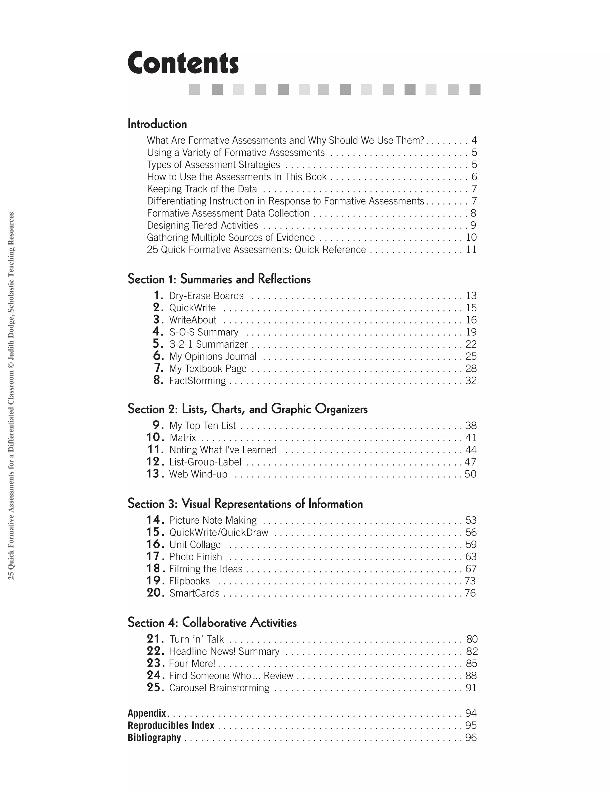 25 quick formative assessments | PDF