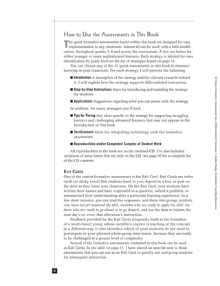 25 quick formative assessments | PDF