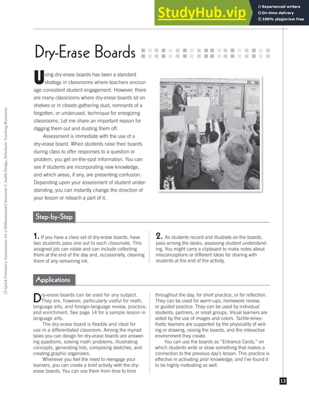 25Quick Formative Assessments | PDF