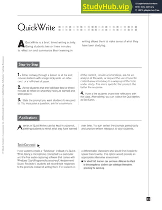 25Quick Formative Assessments | PDF
