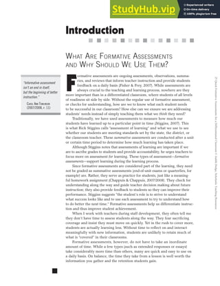 25Quick Formative Assessments | PDF