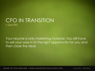 25 Quotes from Guide to CFO Success | PPTX