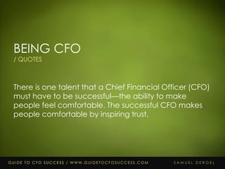 25 Quotes from Guide to CFO Success | PPTX