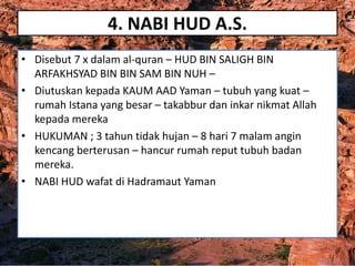 SIRAH 25 rRASUL ADAM A.S. - ISA A.S. | PDF