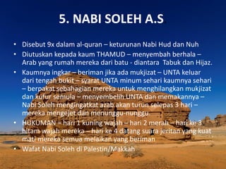 SIRAH 25 rRASUL ADAM A.S. - ISA A.S. | PDF