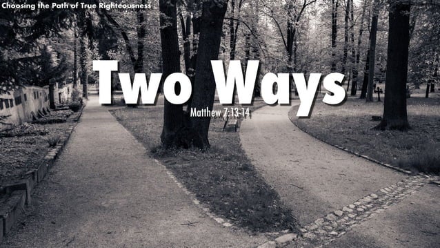 Two Ways | PDF