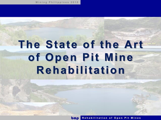 Rehabilitation of Open Pit Mines | PDF
