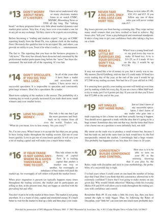 25 Rules of Trading | PDF