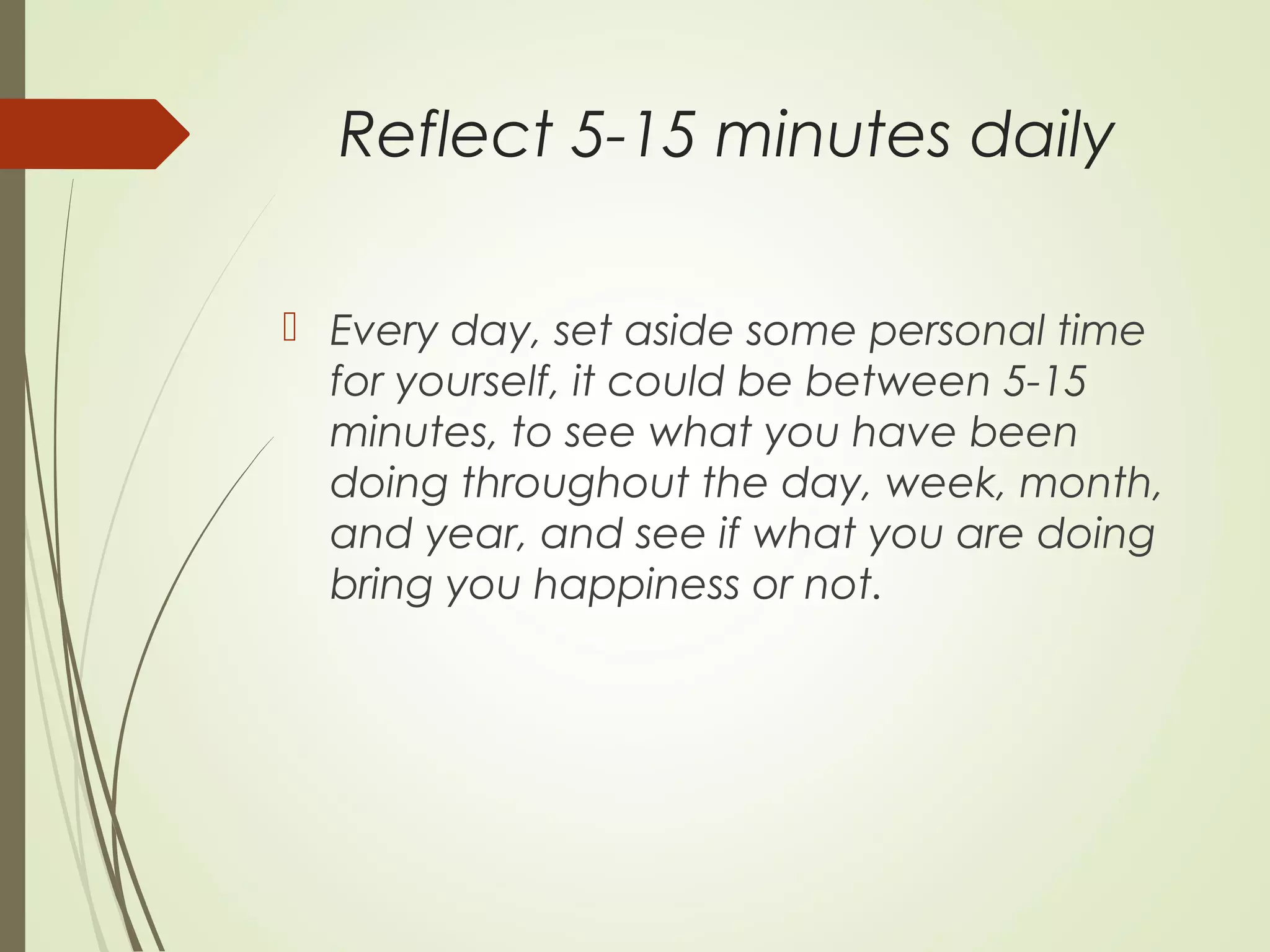 Self reflection | PPT