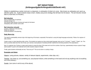 25 + set inductions | DOC