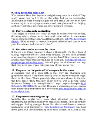25 signs that you are dating a sociopath | PDF