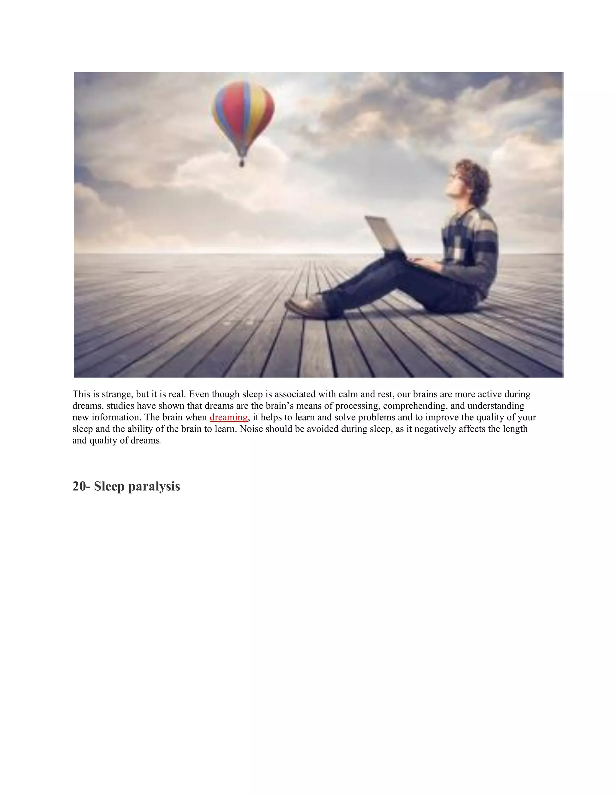 25 strange facts about dreams | PDF