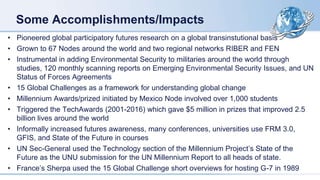 25th anniversary of The Millennium Project | PPT