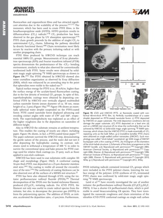 25th anniversary article. cvd polymers. a new paradigm for surface modifi cation and device ...
