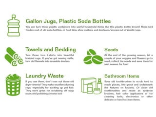 25 Things to Recycle And Reuse | PPTX