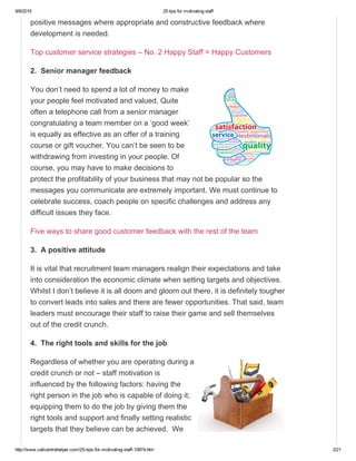 25 tips for motivating staff | PDF