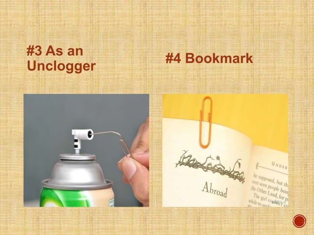 13 Uses of a Paper Clip | PPTX