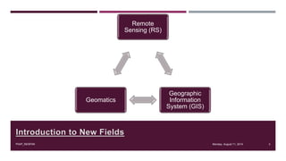 Applications of RS and GIS to Engineering | PPT