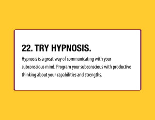 25 ways to improve yourself | PDF