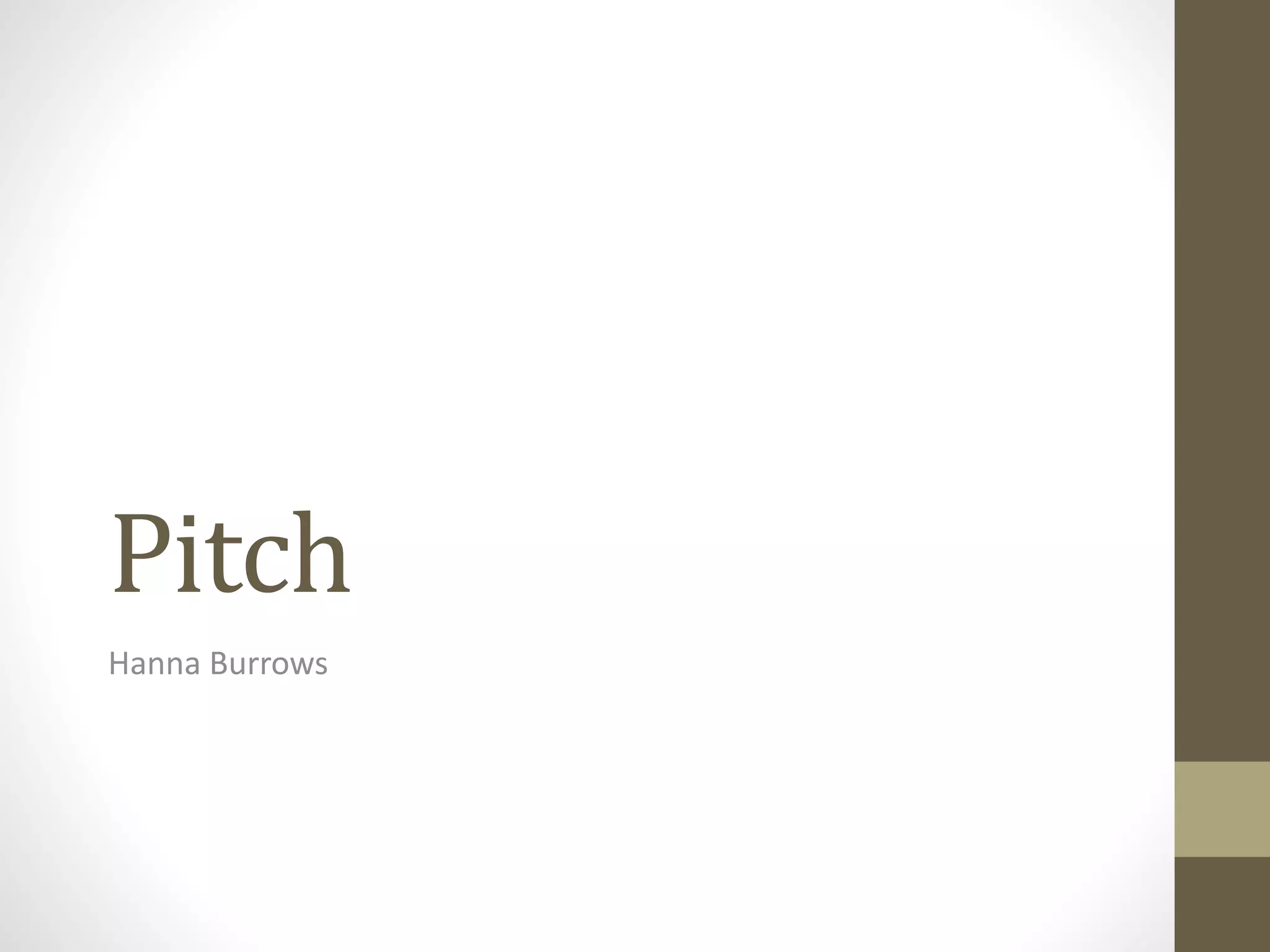 25 word pitch | PPTX