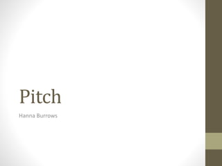 25 word pitch | PPTX