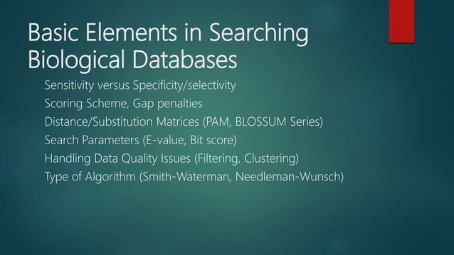 Database Searching | PPTX | Databases | Computer Software and Applications