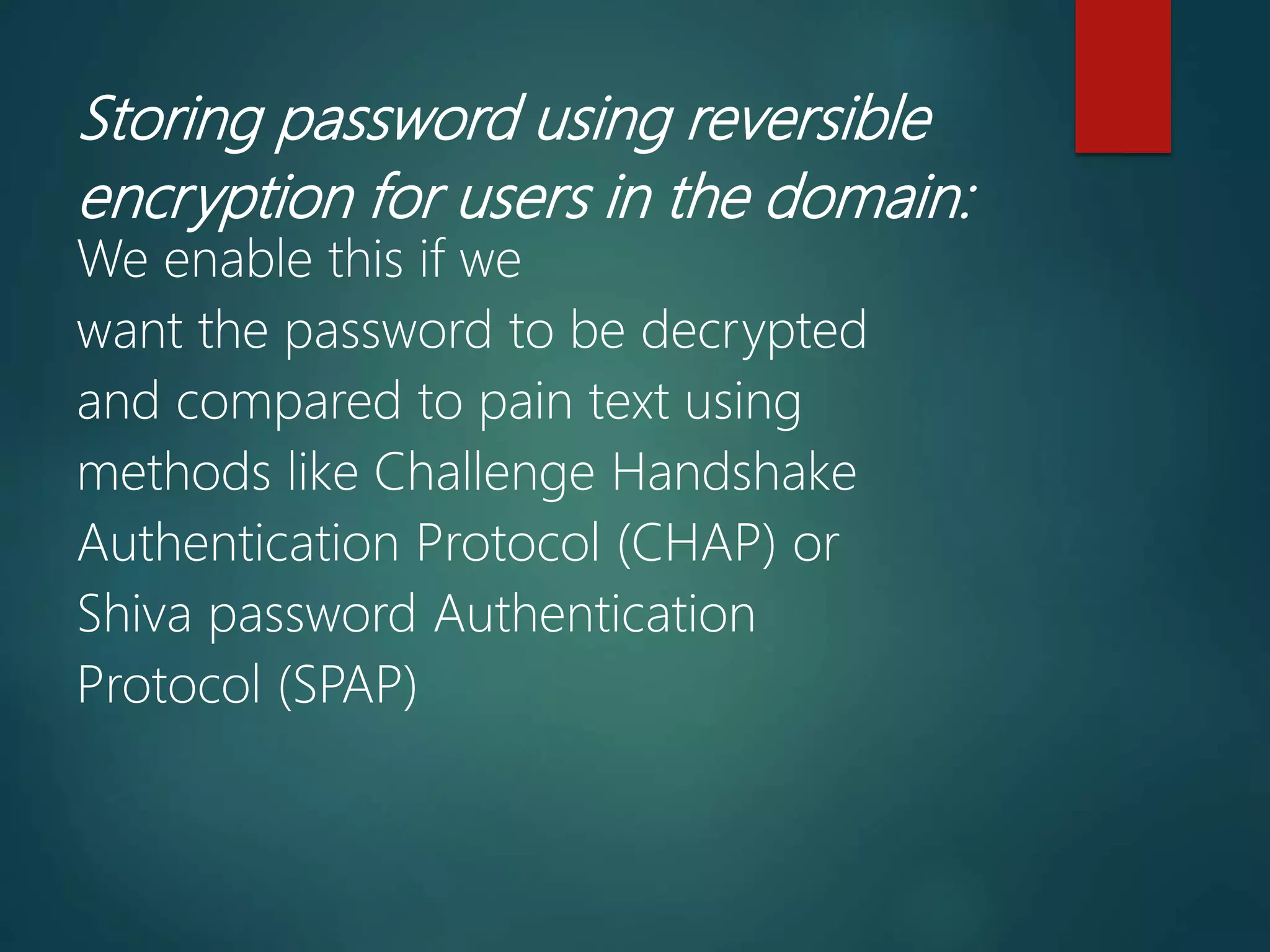 Windows Security in Operating System | PPT