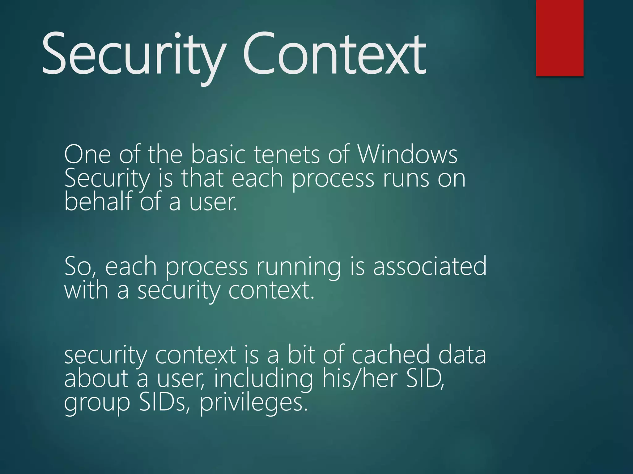 Windows Security in Operating System | PPT