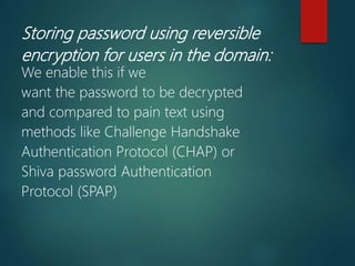 Windows Security in Operating System | PPT