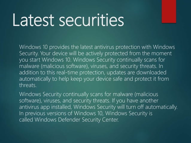 Windows Security in Operating System | PPT