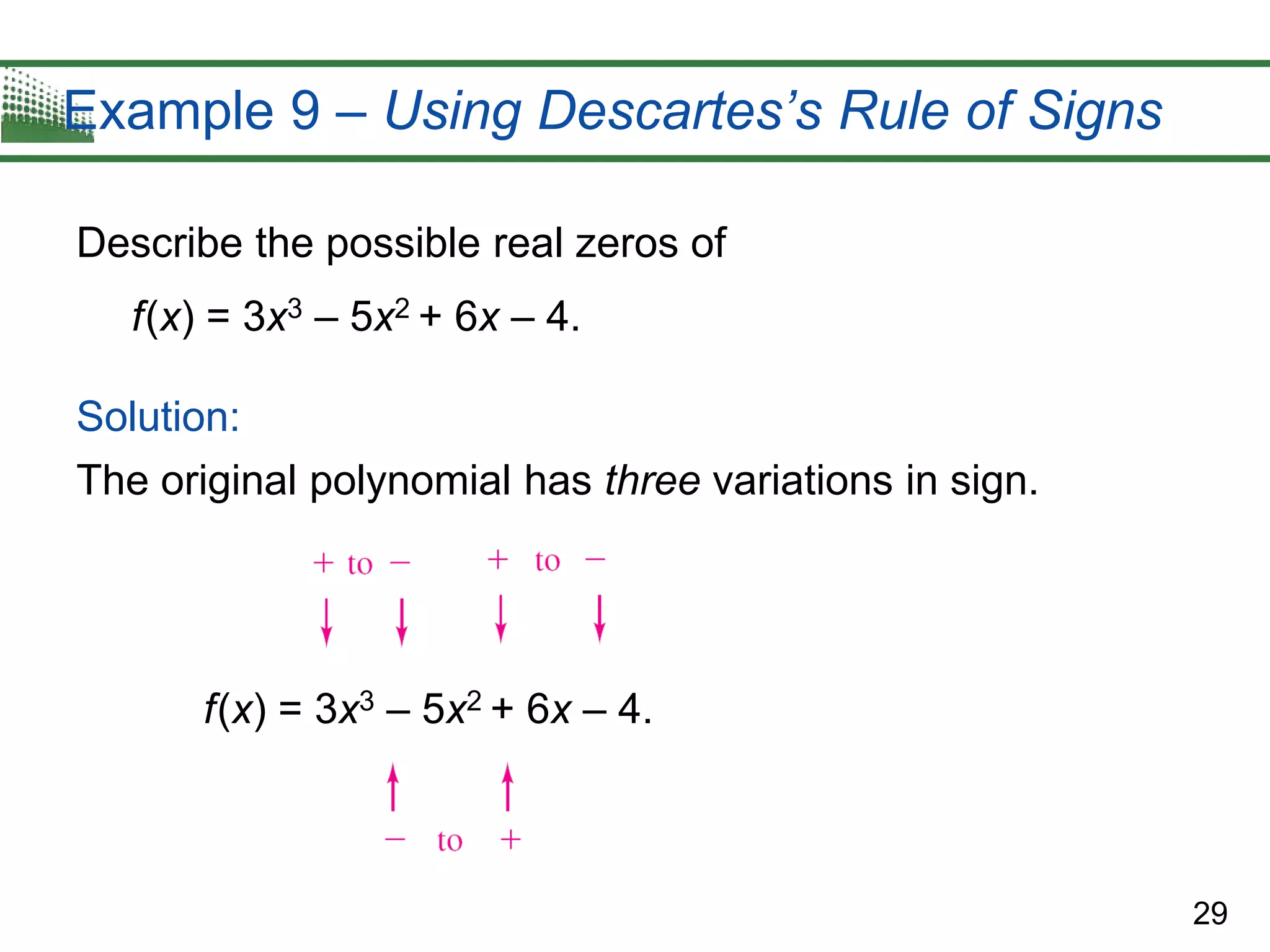 2 5 zeros of poly fn | PDF